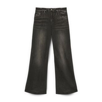 Fiorella Rubino Damen, Jeans, Schwarzk, 6XLGr&ouml;&szlig;e