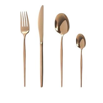 KASANOVA Kasanova 1 ROYAL CHAMPAGNER BESTECKSET 24, Edelstahl