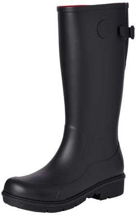 FitFlop Damen WONDERWELLY Tall Gummistiefel, All Black, 42 EU