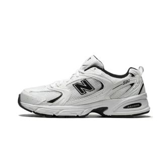 New Balance Homme, Chaussures, Blanc, Taille: 39 1/2 EU Baskets Classiques Blanc Noir