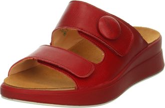 Think Damen Meggie Lederfutter Hausschuh, Rosso 5040, 42 EU