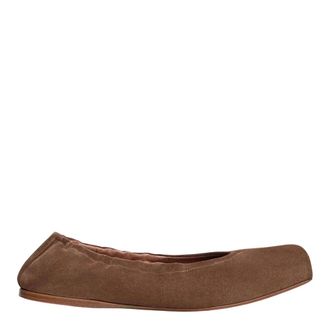 Alaia Square Ballet Flat - - Shoes - Damen - Braun - 40 EU