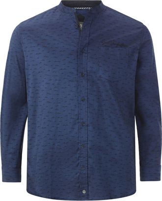 Jan Vanderstorm Herren Hemd Leifbjorn dunkelblau, 45/46