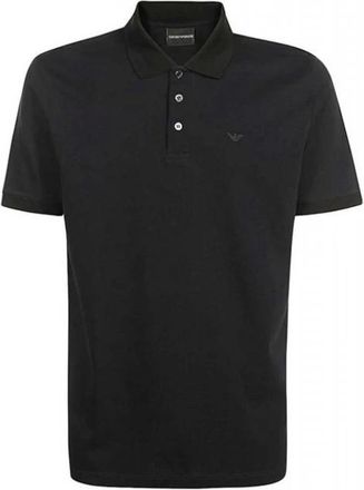 Emporio Armani Homme, Tops, Bleu, Taille: XL Polo Logo