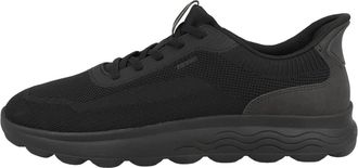 Geox Herren U SPHERICA Plus A Sneaker, Black, 47 EU
