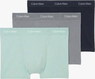 Calvin Klein Lot de 3 boxers en coton m&eacute;lang&eacute;