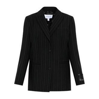 Off-white Wollblazer mit geschlossenen Revers - - Jackets - Damen - Schwarzk - XS