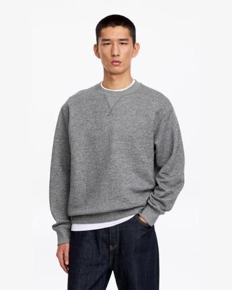 Arket Sweatshirt Aus Baumwolle -Grau