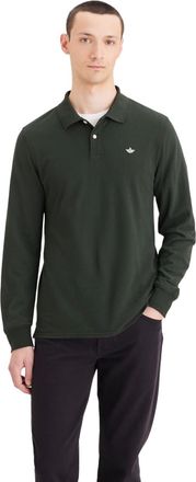 Dockers Langarm-Polohemd Herren, Gr&uuml;n (0010), L