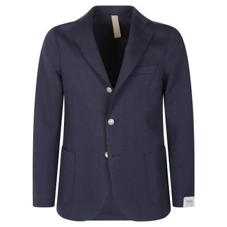 Eleventy Homme, Vestes, Bleu, Taille: 2XL Button Blazer