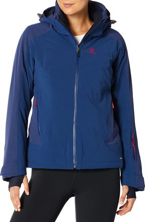Salomon Damen-Jacke, mittelalterliches Blau, Gr&ouml;&szlig;e S