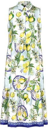 Marc Cain Damen Sommerkleid aus flie&szlig;ender Viskose