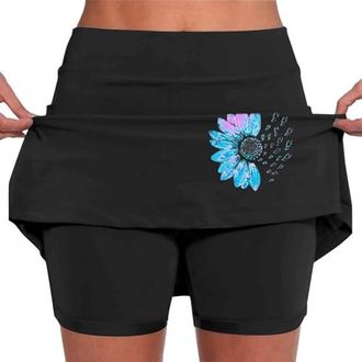 Generic Short Cycliste Femme Rembourr&eacute; Long Coton Jogging Leger Compression avec Confortable Eau Microfibre Couture Battle Baroudeur Fete Saharien Bermudafemm