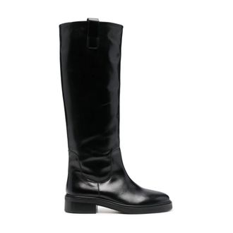 Aeyde Bottes hautes Henry - Femme - Chaussures - Noir - Taille: 39 EU