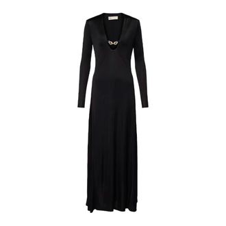 Tory Burch Jessa Midikleid - - Dresses - Damen - Schwarzk - XS