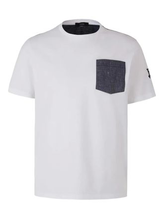 Herno t-shirt &agrave; poche poitrine - Blanc