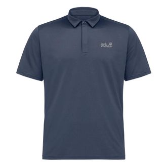Jack Wolfskin Homme, Sport, Bleu, Taille: M Delgami Polo M
