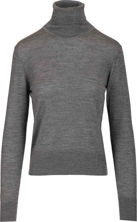 Forte_Forte Pull Col Roul&eacute; - Gris