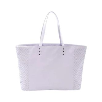 Bottega Veneta Pre-owned Intrecciato Leder Tote Bag - - Pre-owned - Damen - Lila - ONE SIZE