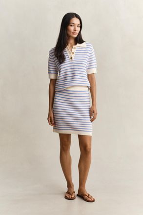 GANT Damen Gestrickter Minirock (XXS) CREAM