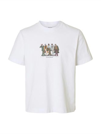 Selected T-Shirt SLHPETE LICENSE