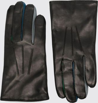 Paul Smith Klassische Handschuhe aus Glattleder mit Kontrastpaspelierung