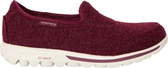 Skechers Go Walk Sneaker f&uuml;r Damen, Wollmischung (Burgunderrot)