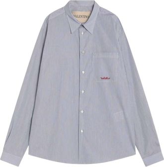 Valentino Garavani Herren, Shirts, Blau, XLGröße