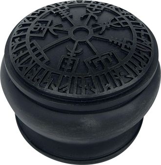 Alchemy England Vegvisir Unisex Aufbewahrungsbox schwarz Polyresin Mittelalter, Wikinger