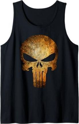 MARVEL The Punisher Logo Anatomical Skull Débardeur