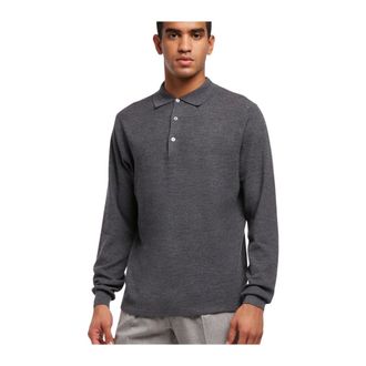 Brooks Brothers Homme, Pulls, Gris, Taille: S Polo en laine m&eacute;rinos