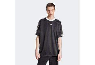 adidas Originals T-Shirt ADIDAS ADICOLOR JACQUARD TRIKOT lockere Passform, Rundhalsausschnitt, mit klassischem Trefoil Logo