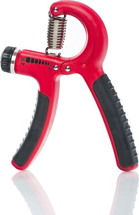 Gymstick Fitness Verstellbare Hand Grip mit Z&auml;hler, schwarz/rot