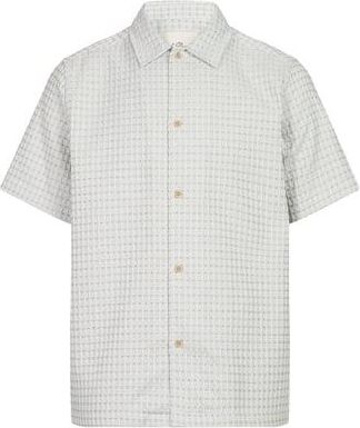 Les Deux Chemise droite jacquard en coton