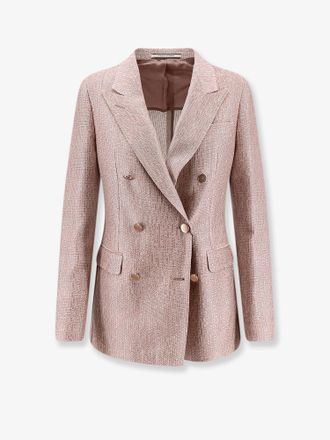 Tagliatore Parigi double-breasted cotton blazer - TAGLIATORE - gender_Woman