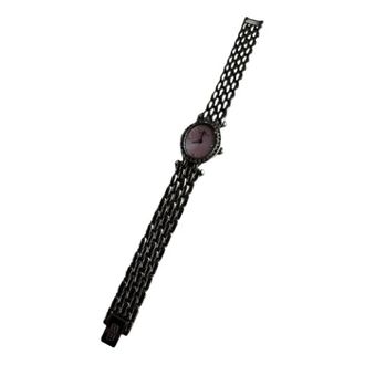 Balenciaga Montre &agrave; quartz vintage doccasion - Femme - Pre-owned - Gris - Taille: ONE Size