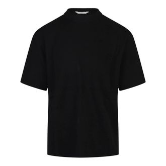 Hev&ograve; Haut &agrave; manches longues en maille fine - Homme - Tops - Noir - Taille: S