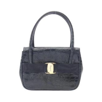 Ferragamo Pre-owned Vara Leder Handtasche - - Pre-owned - Damen - Blau - ONE SIZE
