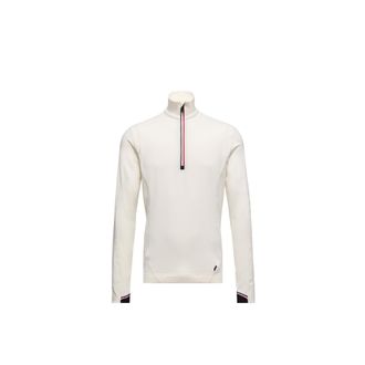 Moncler Moncler Sweat Semi-zipp&eacute; Polartec, Homme, Blanc, Taille: L