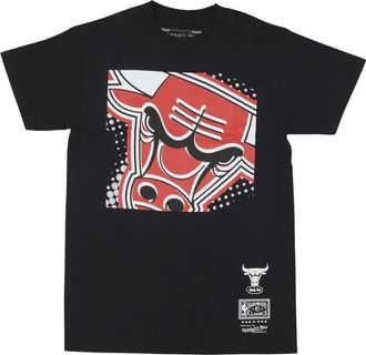 Mitchell & Ness Chicago Bulls NBA Tee Schwarz - - Tops - Herren - Schwarzk - S