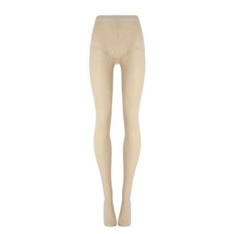 Wolford Femme, Sous-v&ecirc;tements, Beige, Taille: 36 FR Collant &agrave; Motif Floral Graphique