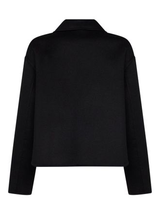 Fendi Womens Wool Blouson Double-Sided Black Virgin Bomber Jackets