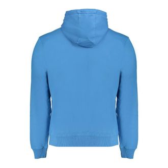 Napapijri Cotton-Blend Hoodie - Blue