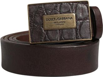 Dolce & Gabbana unisex, Accessoires, Brun, Taille: ONE Size Gorgeous Belt