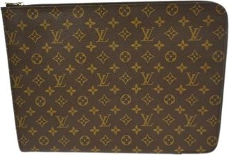 Louis Vuitton unisex, Pre-owned, Brun, Taille: ONE Size Pochette en toile Pre-owned