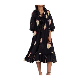La DoubleJ Hey Jude! Kleid - - Dresses - Damen - Schwarzk - L