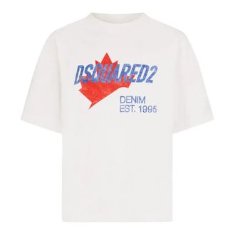 Dsquared2 T-Shirts - - Tops - Herren - Wei&szlig; - XL