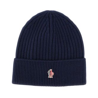 Moncler K2097 Beanie - - Accessories - Herren - Blau - ONE SIZE