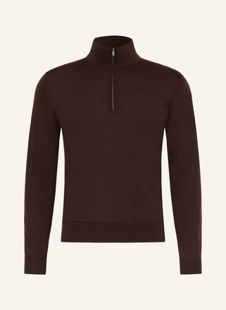 Fioroni Cashmere Fioroni Troyer Aus Merinowolle rot
