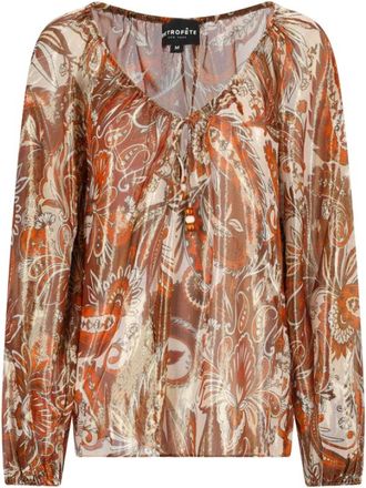 Retrofête Damen, Blusen & Hemden, Orange, MGröße